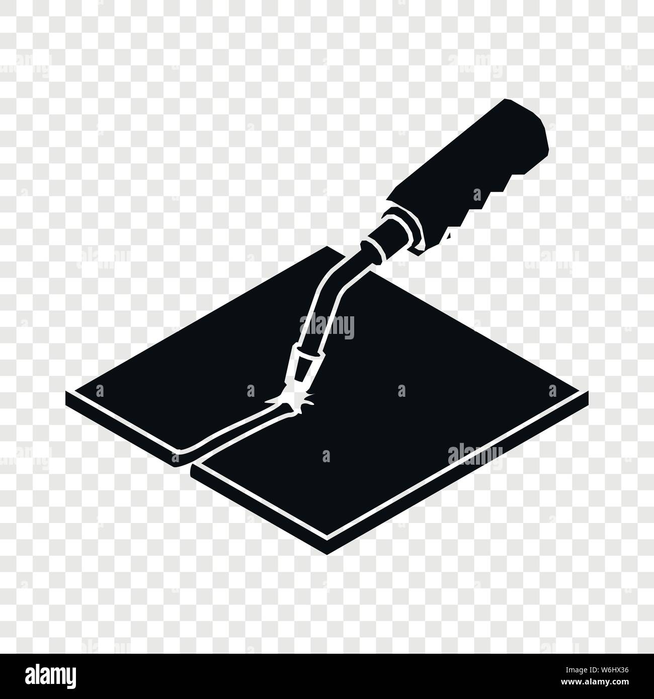 Welding torch icon, simple black style Stock Vector Image & Art - Alamy