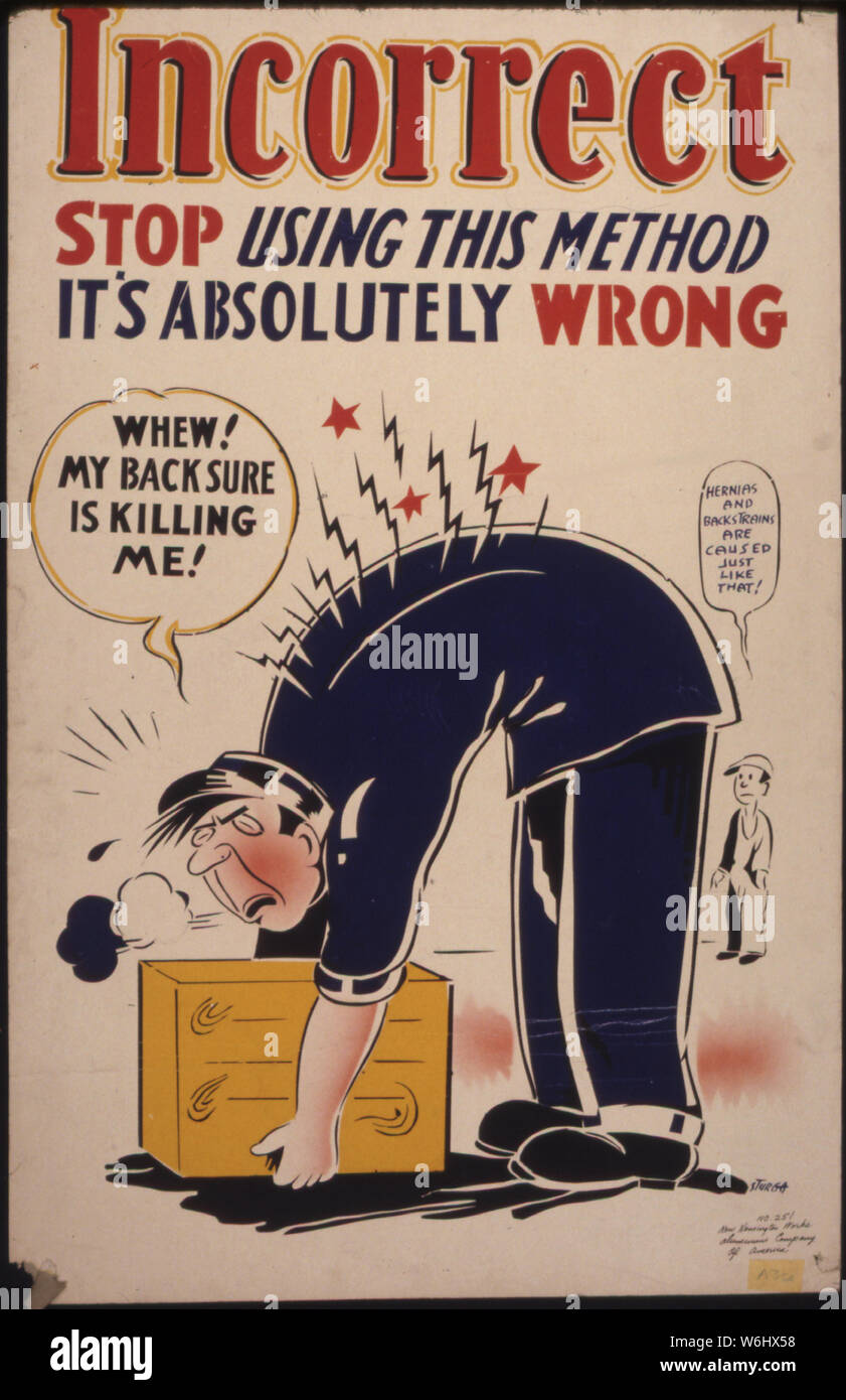 Incorrect. Stop using this method. It's absolutely wrong Stock Photo ...