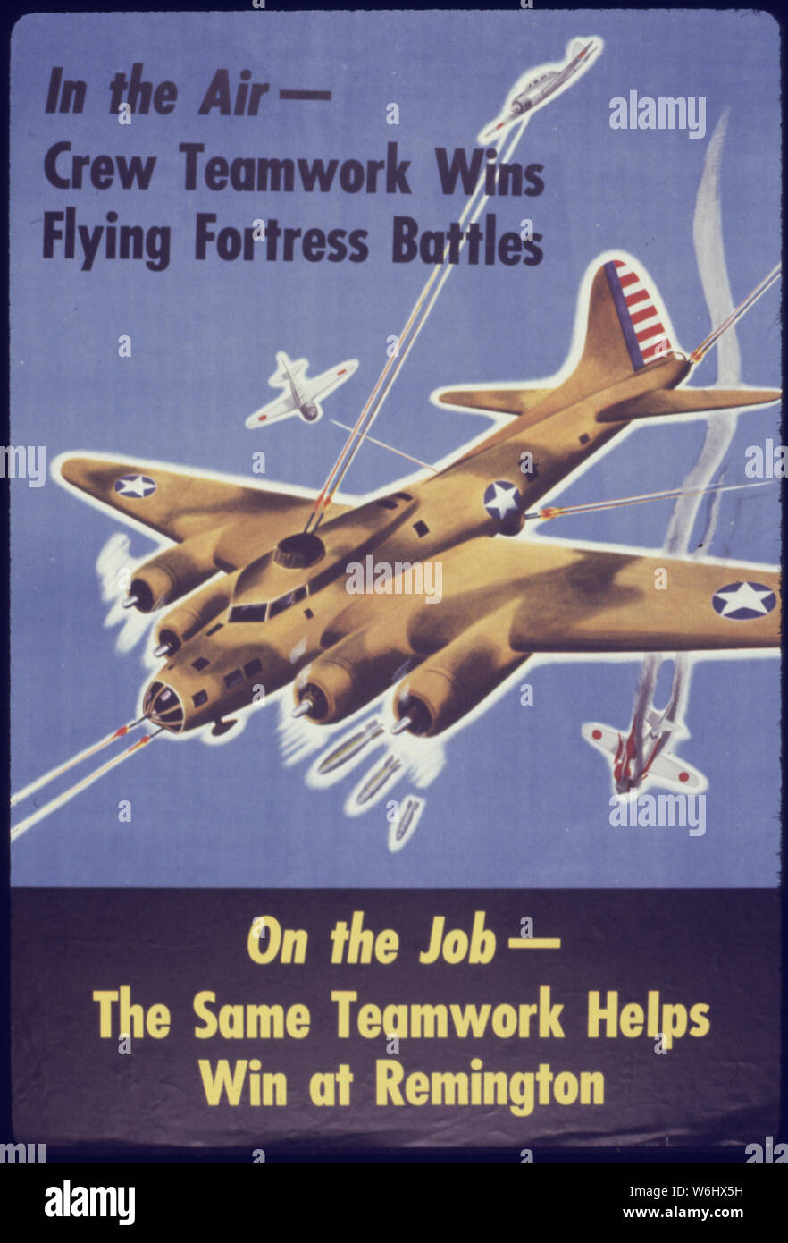 In the Air-Crew Teamwork Wins Flying Fortress Battles. On the Job-The ...