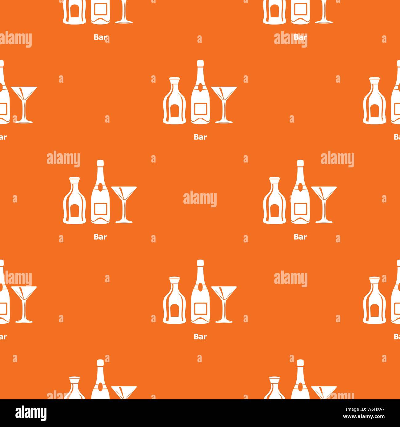 Bar pattern vector orange Stock Vector Image & Art - Alamy