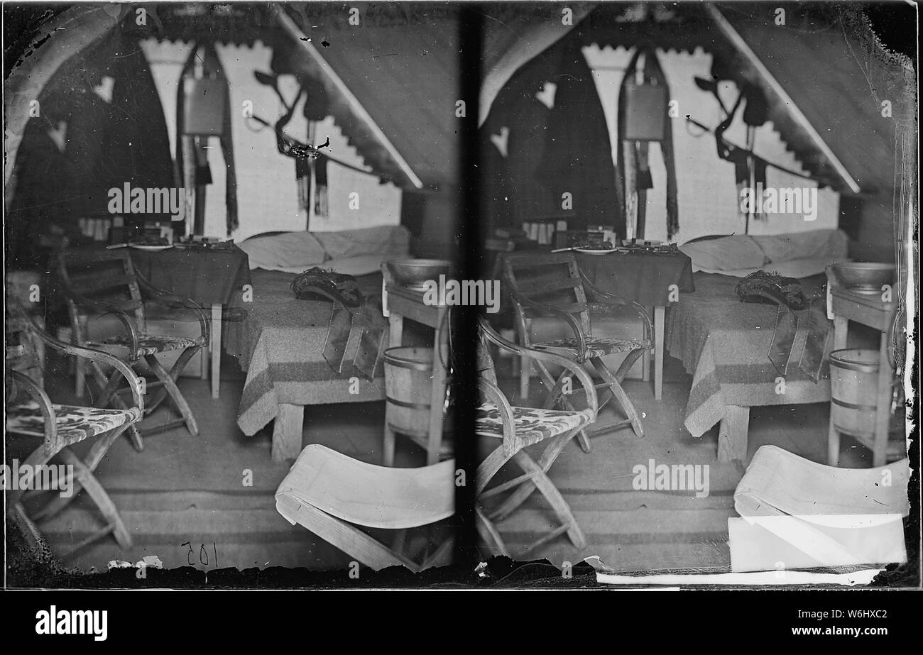 Inside of tent Black and White Stock Photos & Images - Alamy