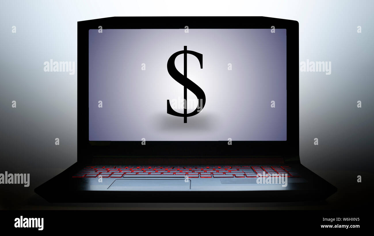 Desktop dollar hi-res stock photography and images - Alamy