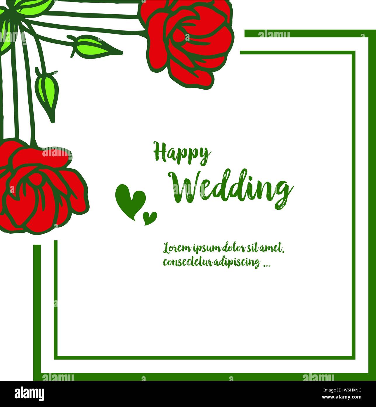 Happy Wedding Greeting Card Design Beautiful And Elegant Ornate Of Happy Wedding Greeting Card Design Beautiful And Elegant Ornate Of