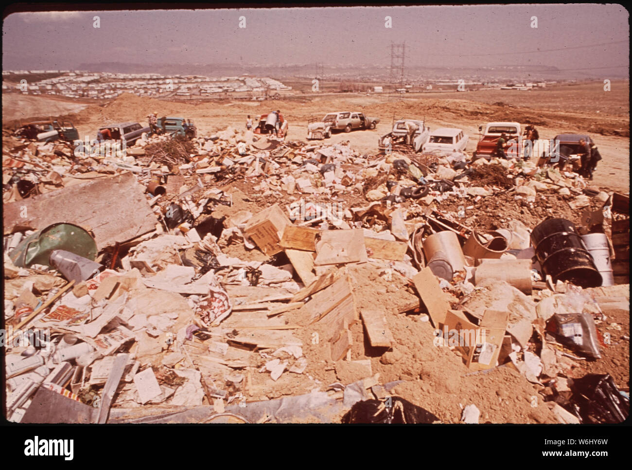 JEFFERSON COUNTY DUMP, WEST DENVER THE TRASH OFTEN BLOWS OVER FENCES ...