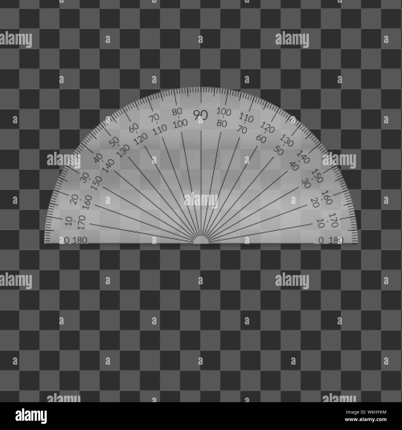 180 degree protractor Black and White Stock Photos & Images - Alamy