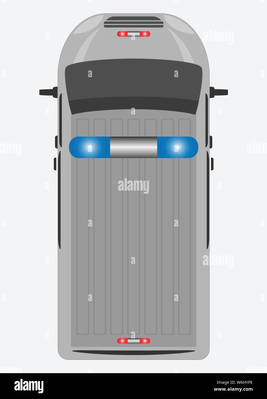 Ambulance top view Stock Vector Images - Alamy