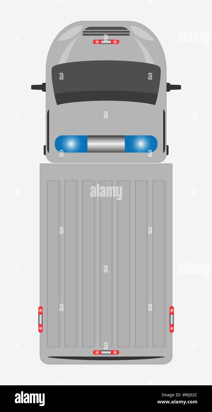 Top view of an ambulance Car Vector Stock Vector Image & Art - Alamy