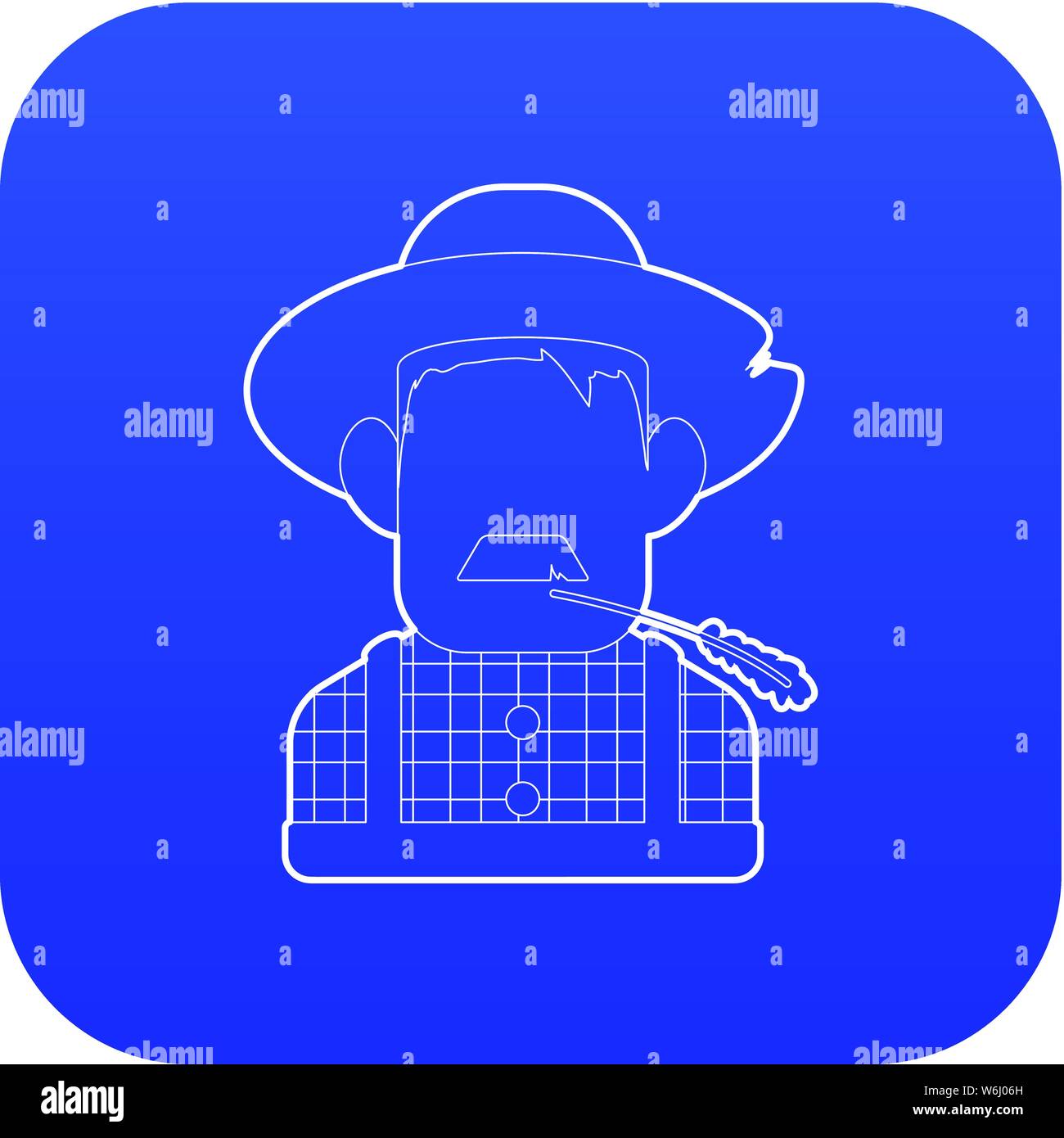 Farmer Examining Stock Vector Images - Alamy