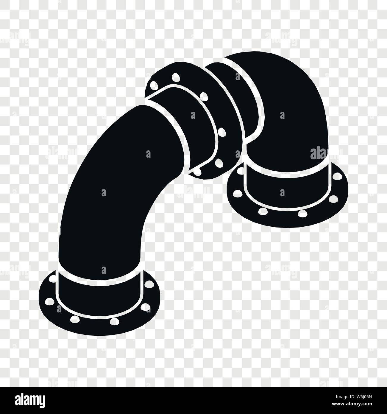 Curved pipe design Stock Vector Images - Alamy