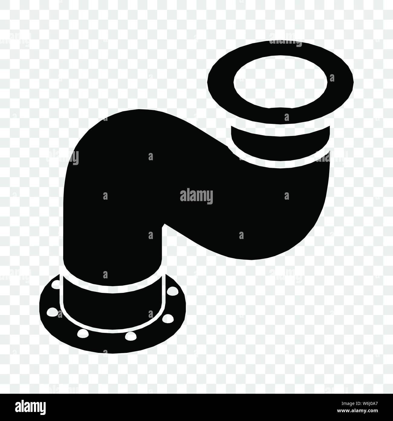 Connection pipe icon, simple black style Stock Vector Image & Art - Alamy