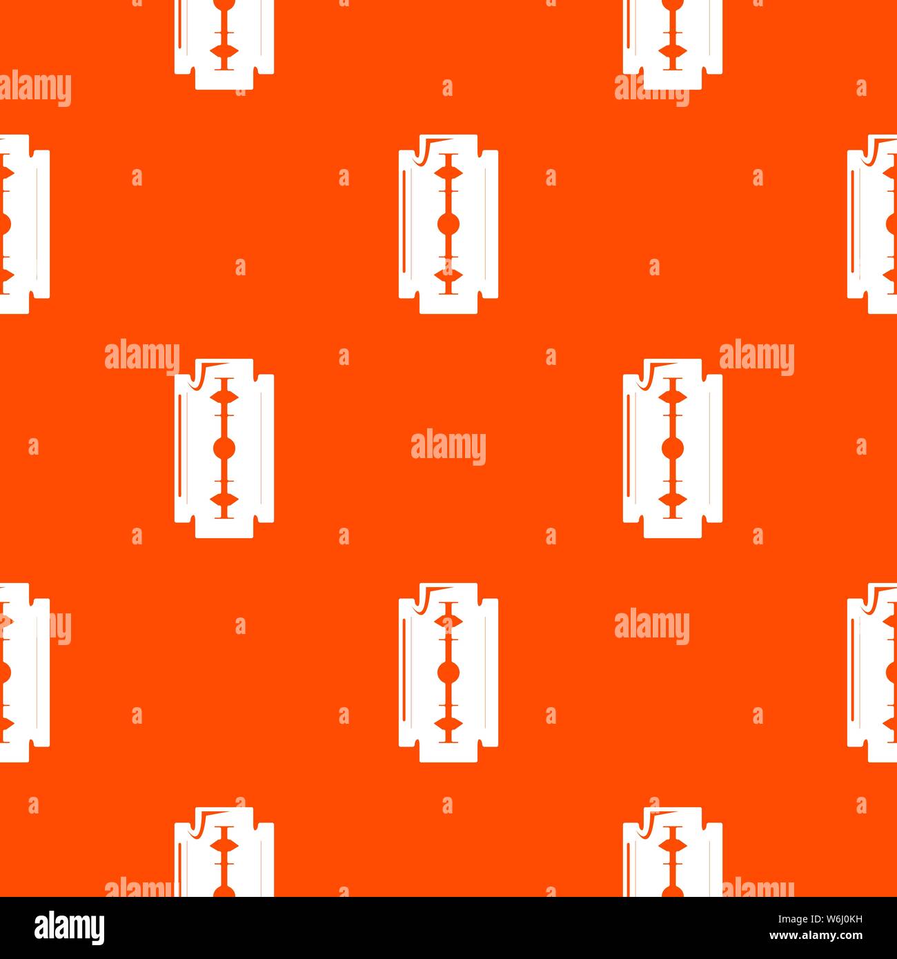 Razor blade pattern vector orange Stock Vector Image & Art - Alamy