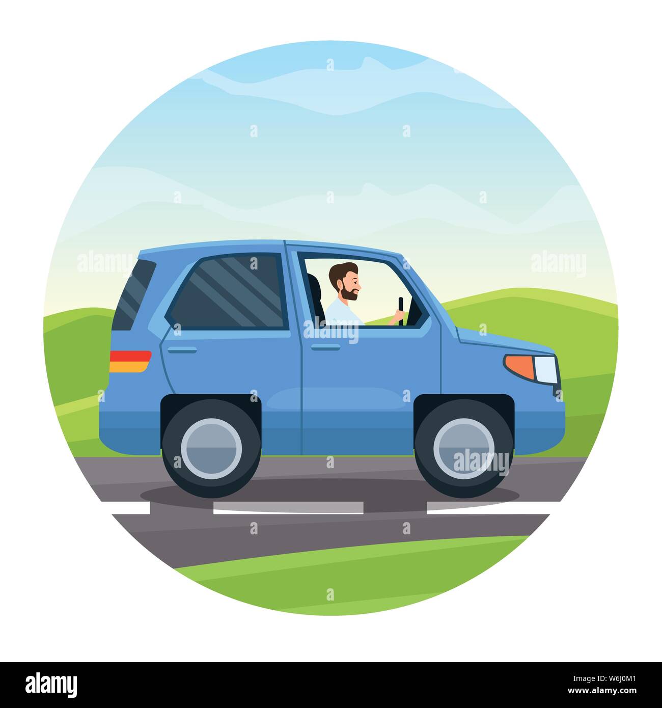 Cartoon suv Cut Out Stock Images & Pictures - Alamy