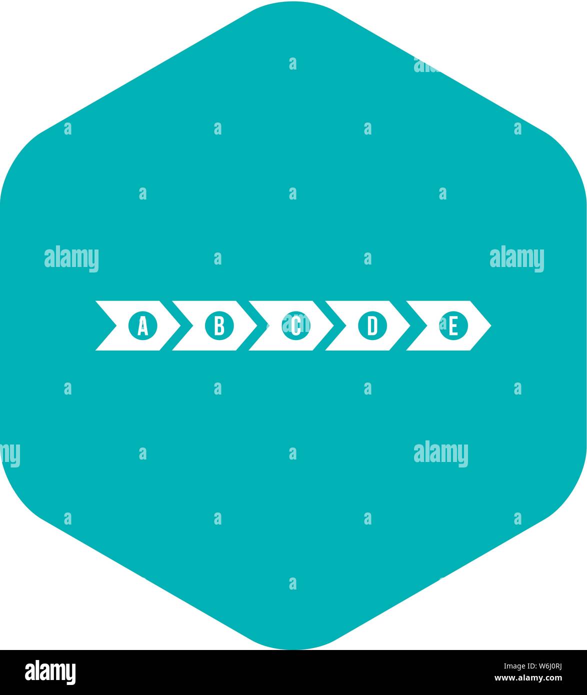 Step by step infographic icon, simple style Stock Vector Image & Art ...