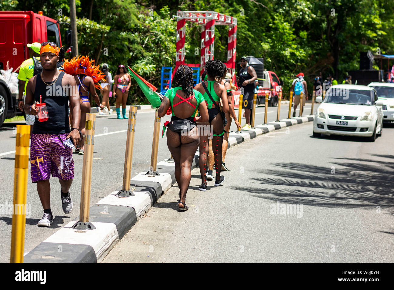 St. Lucia Carnival 2019-Day Two Stock Photo - Alamy