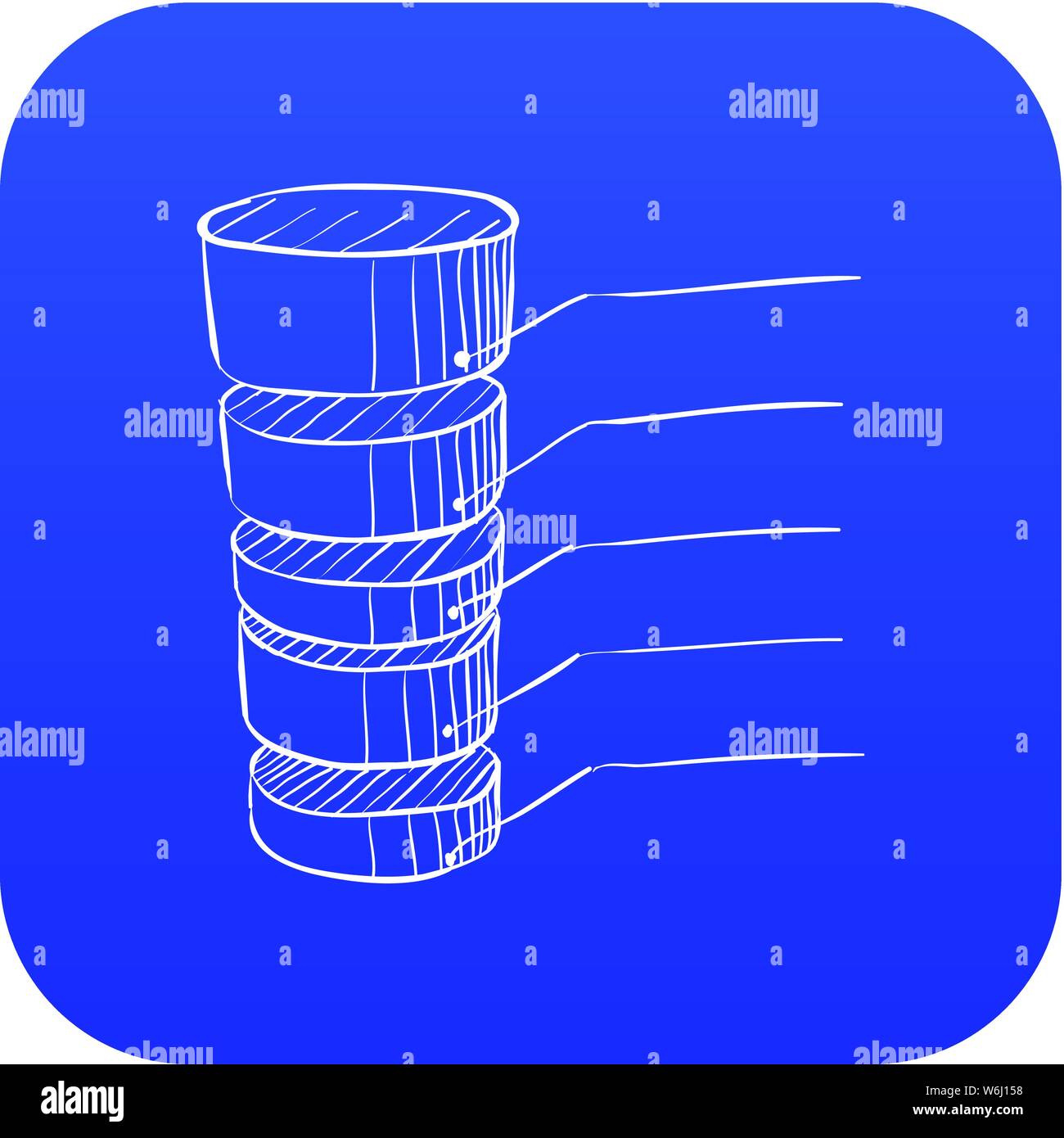 Pointed diagram Stock Vector Images - Alamy