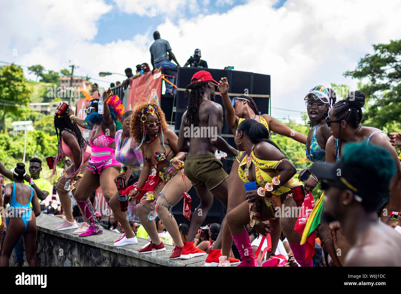 St. Lucia Carnival 2019-Day Two Stock Photo - Alamy