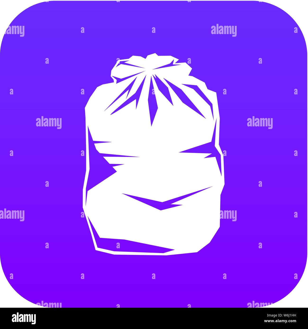 Black trash bag icon digital purple Stock Vector Image & Art - Alamy