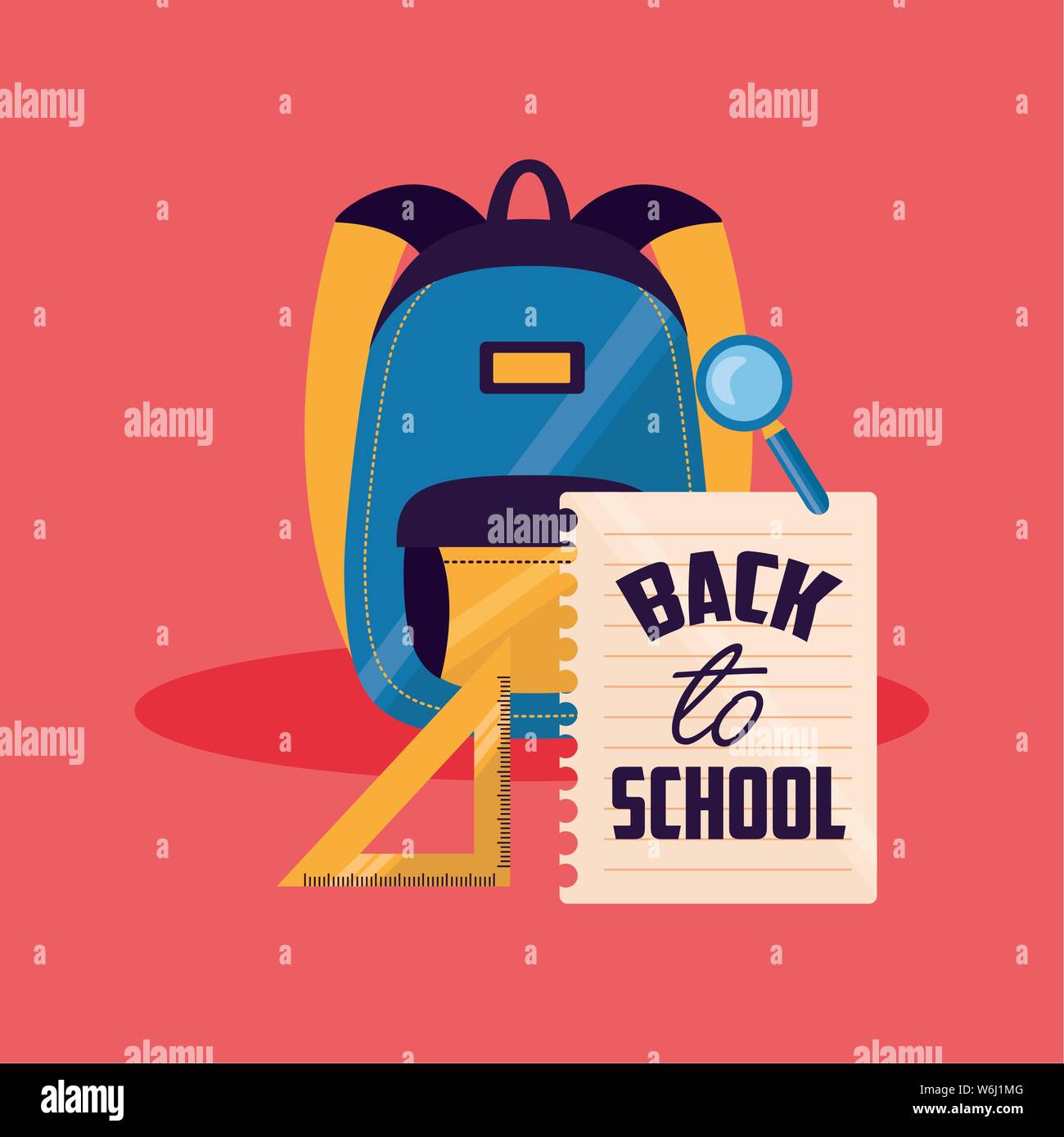 Back to school vector design Stock Vector Image & Art - Alamy