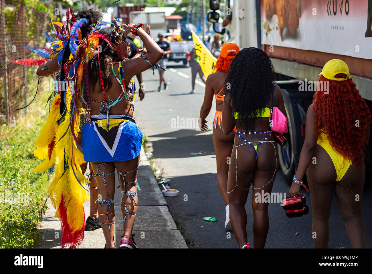 St. Lucia Carnival 2019-Day Two Stock Photo - Alamy
