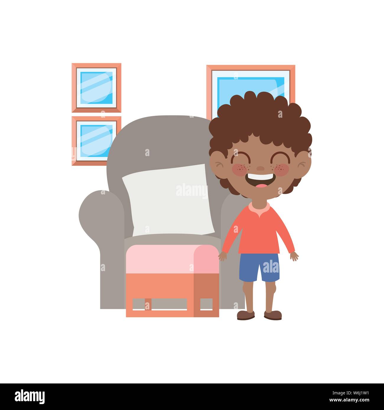 Isolated boy cartoon design vector illustration Stock Vector Image ...