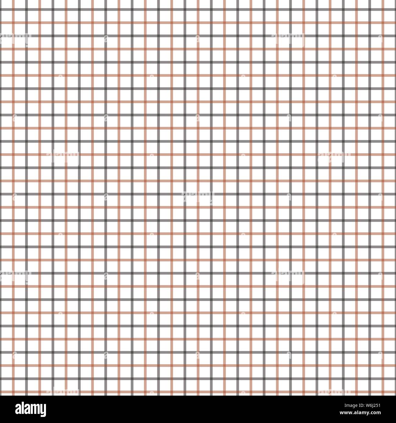Brown and Black Tattersall Check Pattern. Men's Shirt Fashion Textile ...
