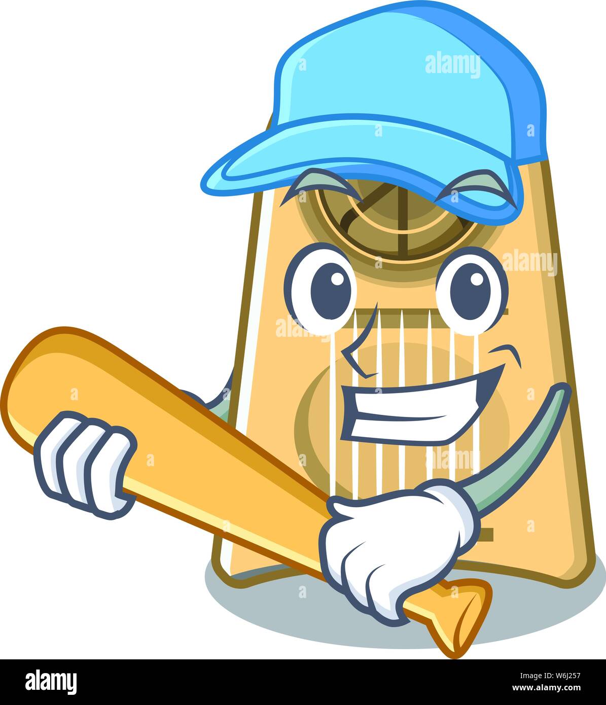 Playing baseball egg slicer isolated in the cartoon Stock Vector Image ...