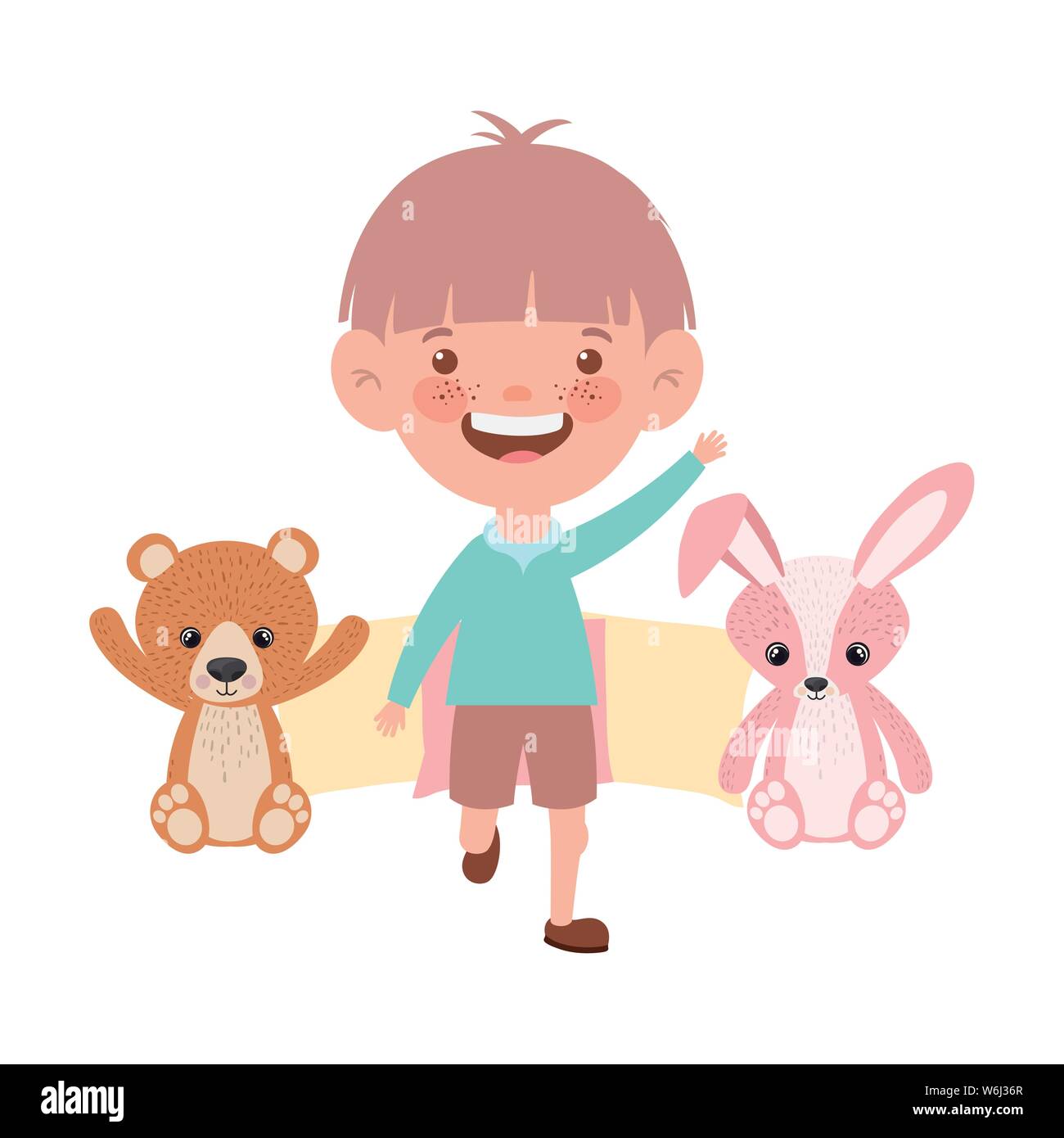Isolated boy cartoon design vector illustration Stock Vector Image ...