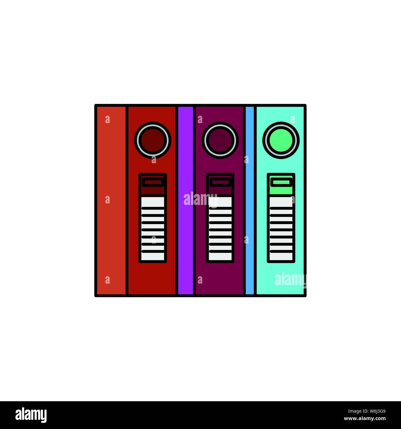 pile text books library icons Stock Vector Image & Art - Alamy