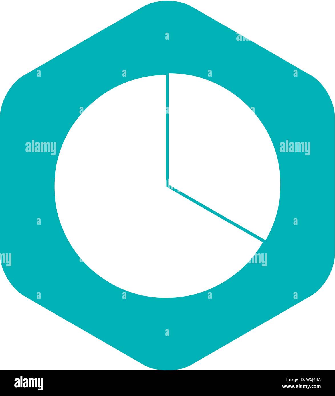 Circle chart infographic icon, simple style Stock Vector Image & Art ...