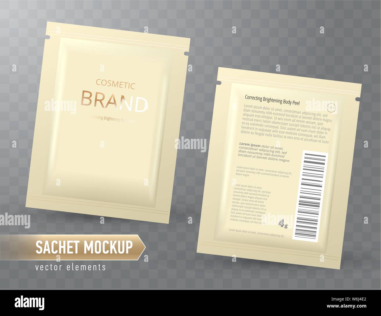 Shampoo Sachet Stock Vector Images - Alamy