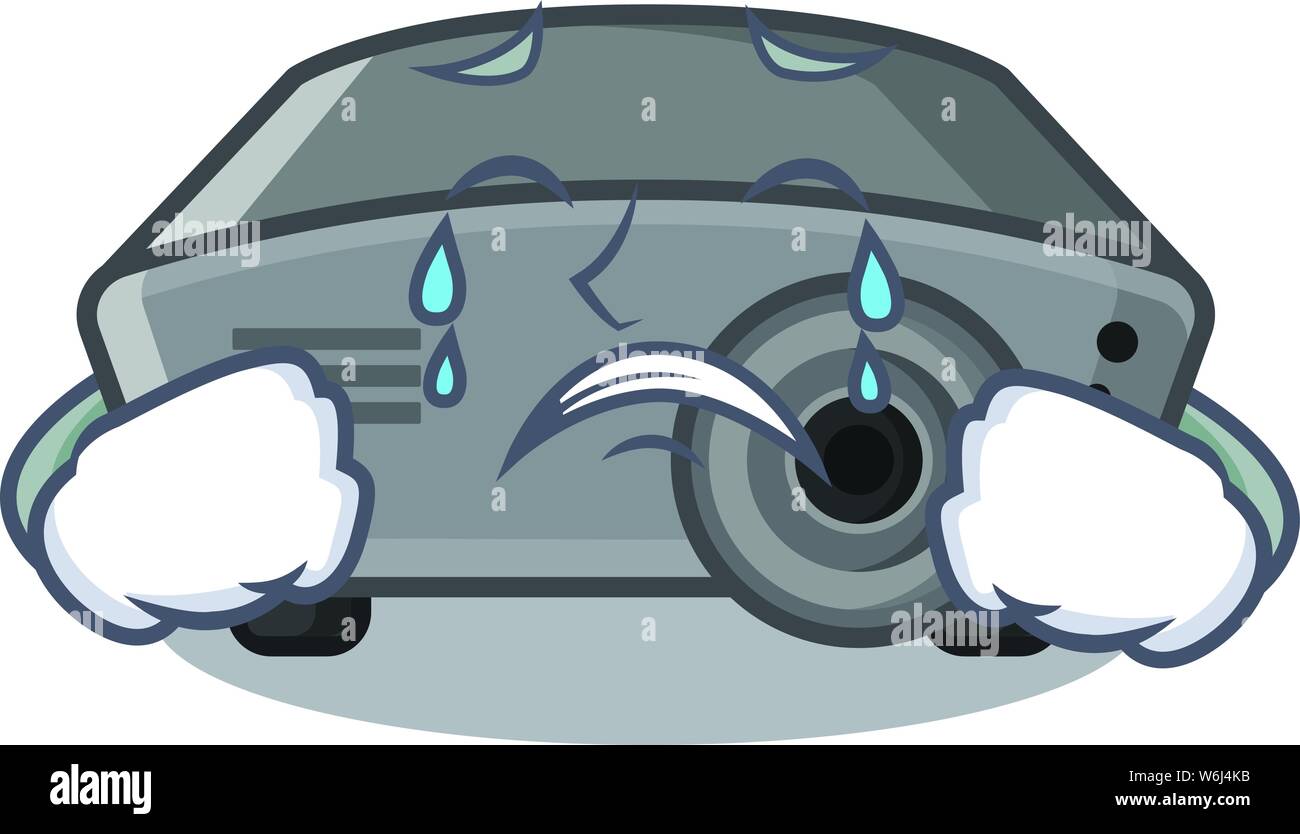 Crying projector in the a cartoon shape Stock Vector Image & Art - Alamy