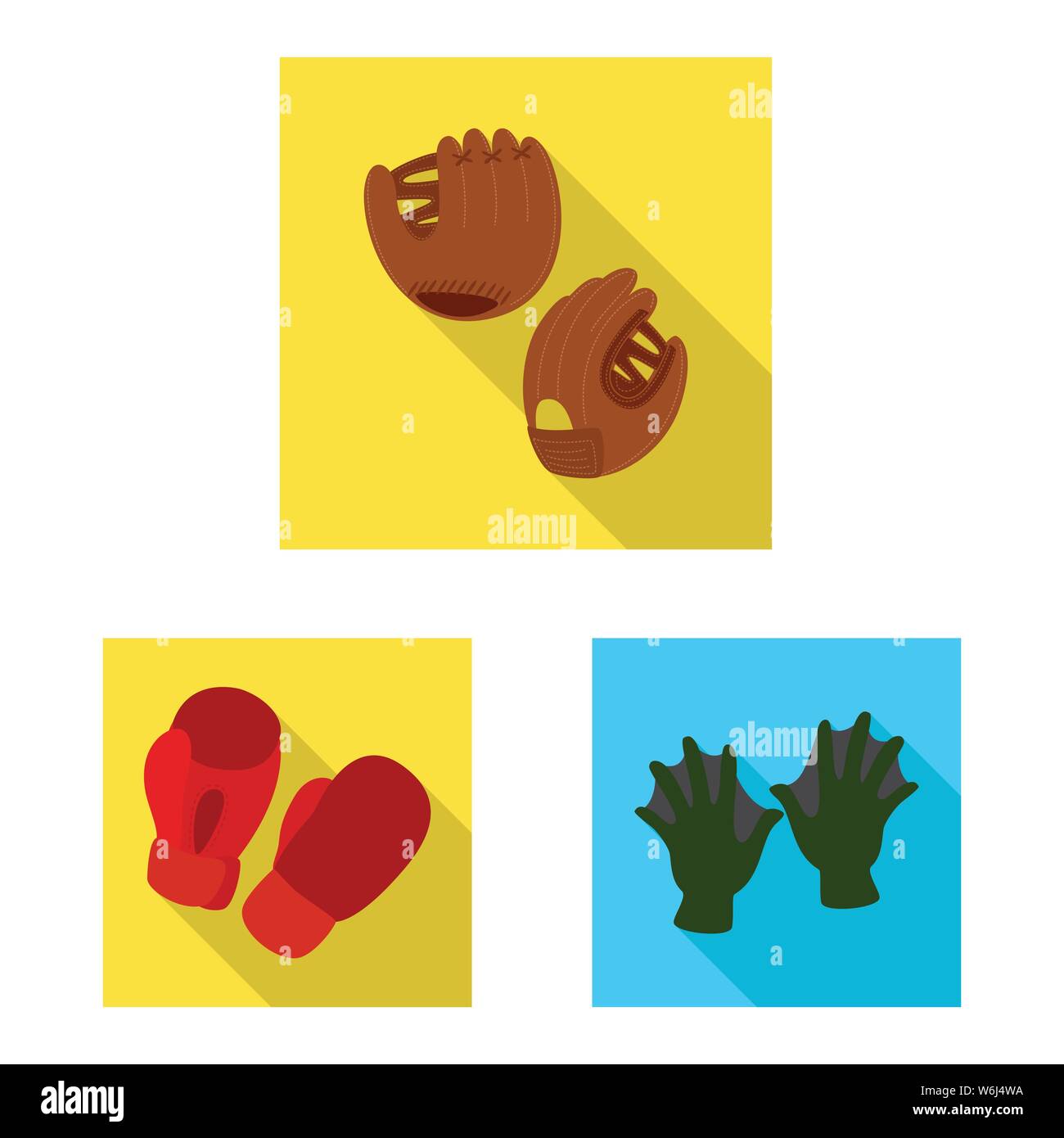 Vector design of own and textile logo. Set of own and safety stock ...