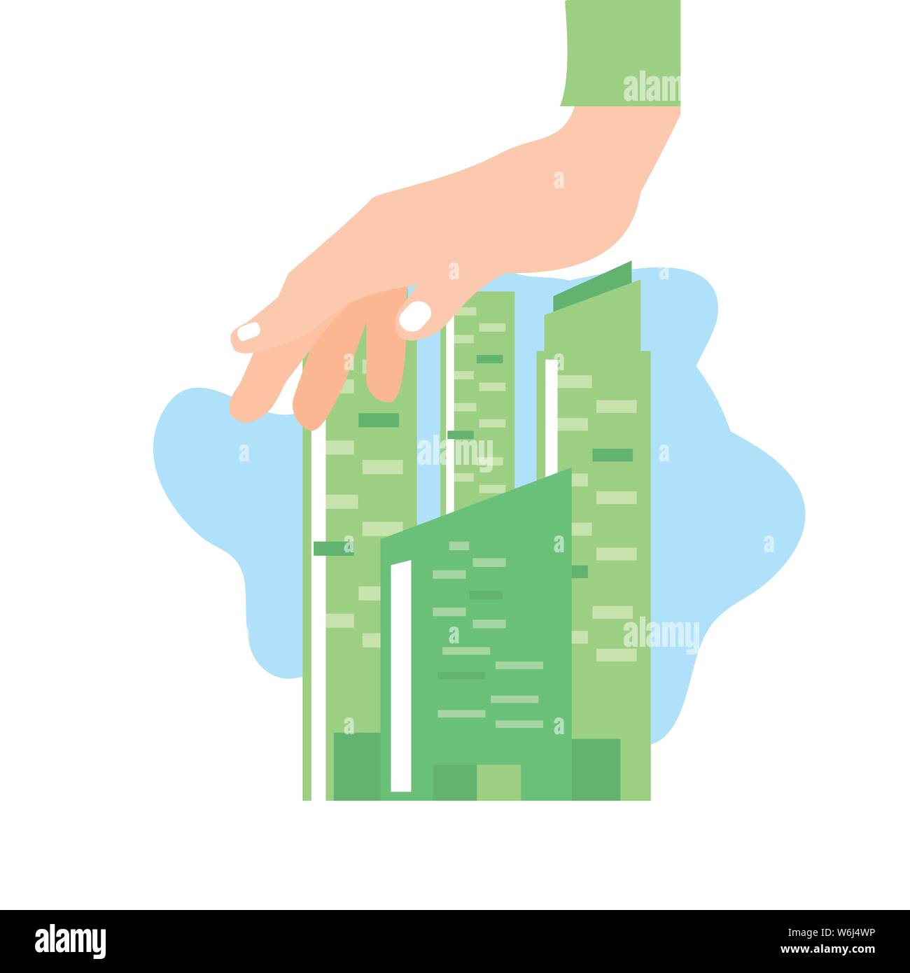 Ground perspective buildings Stock Vector Images - Alamy