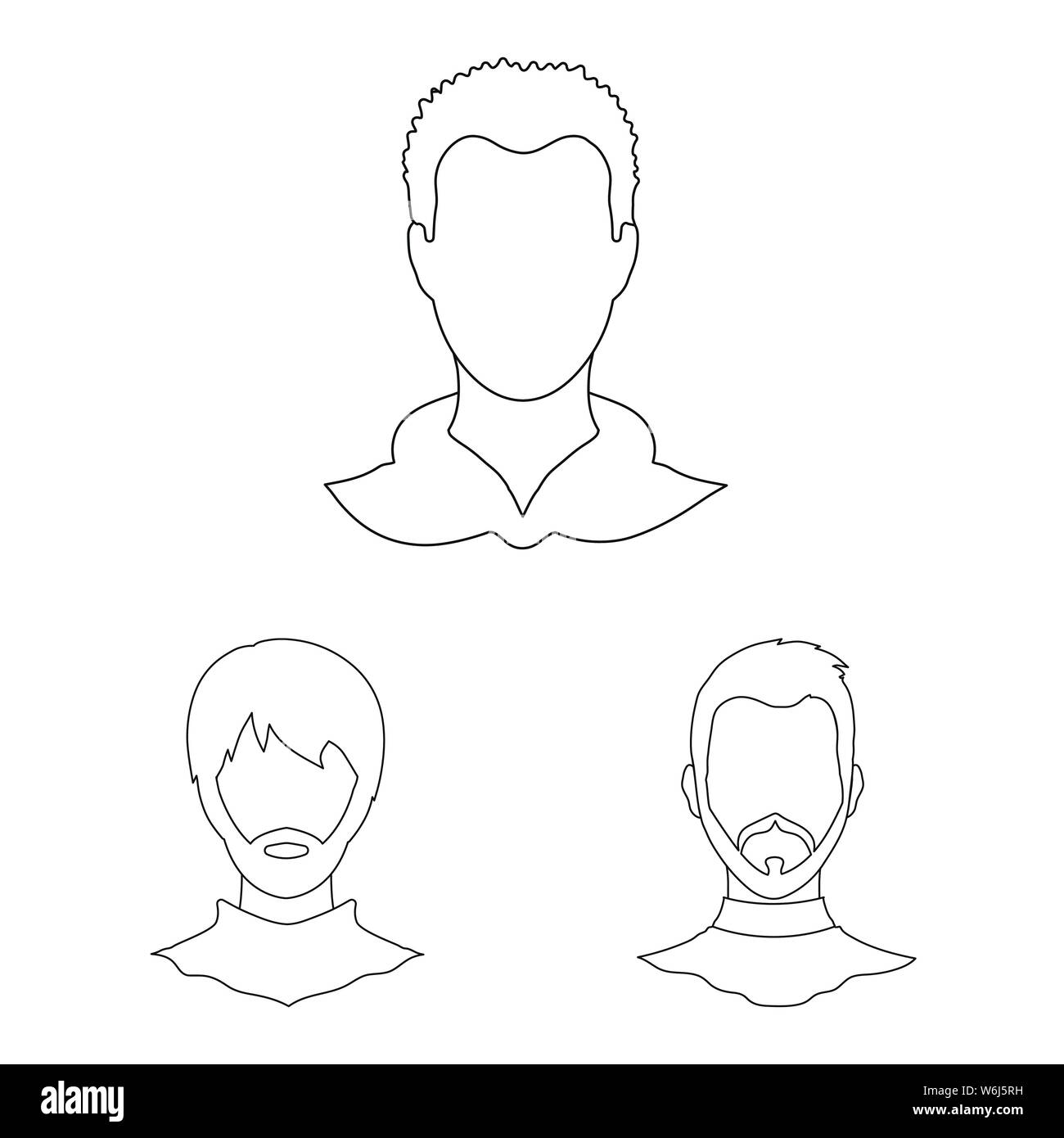 Vector illustration of professional and photo sign. Collection of ...