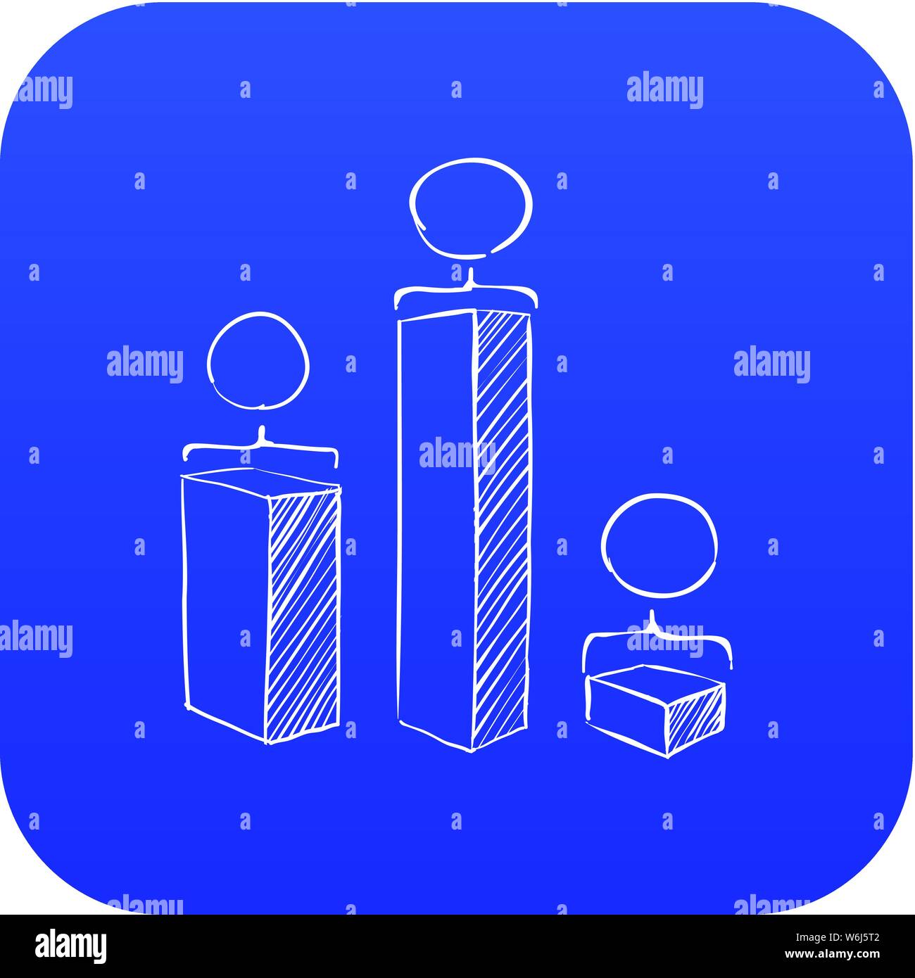 Square diagram infographics, hand drawn style Stock Vector Image & Art ...