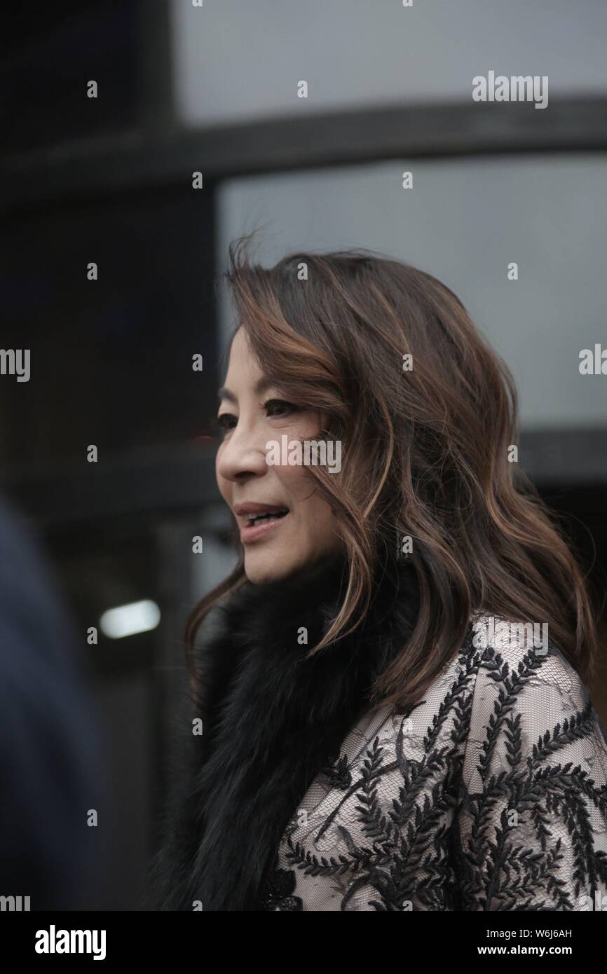 Hong Kong actress Michelle Yeoh or Yeoh Choo-Kheng arrives at the ...