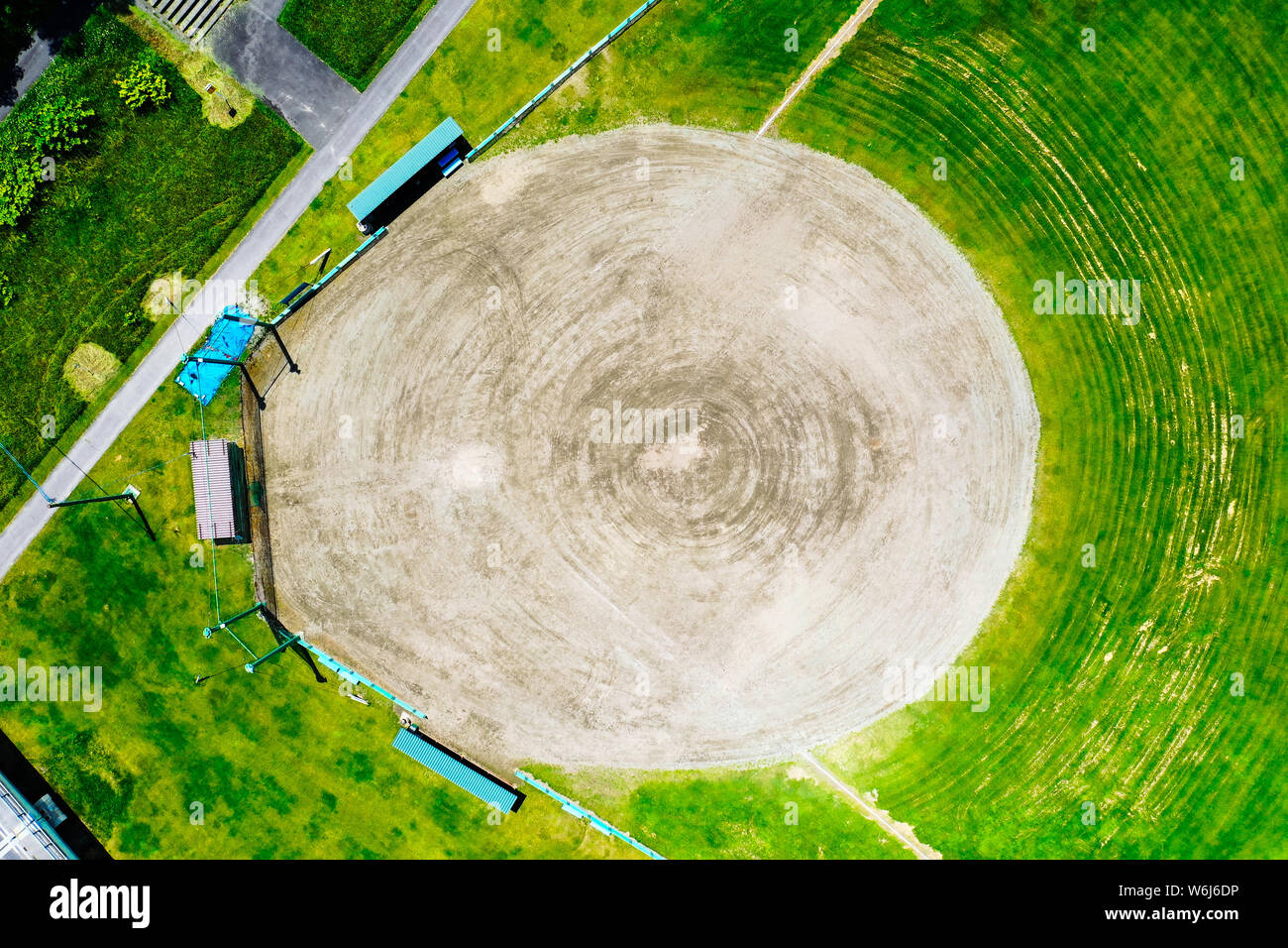 Baseball infield aerial hi-res stock photography and images - Alamy
