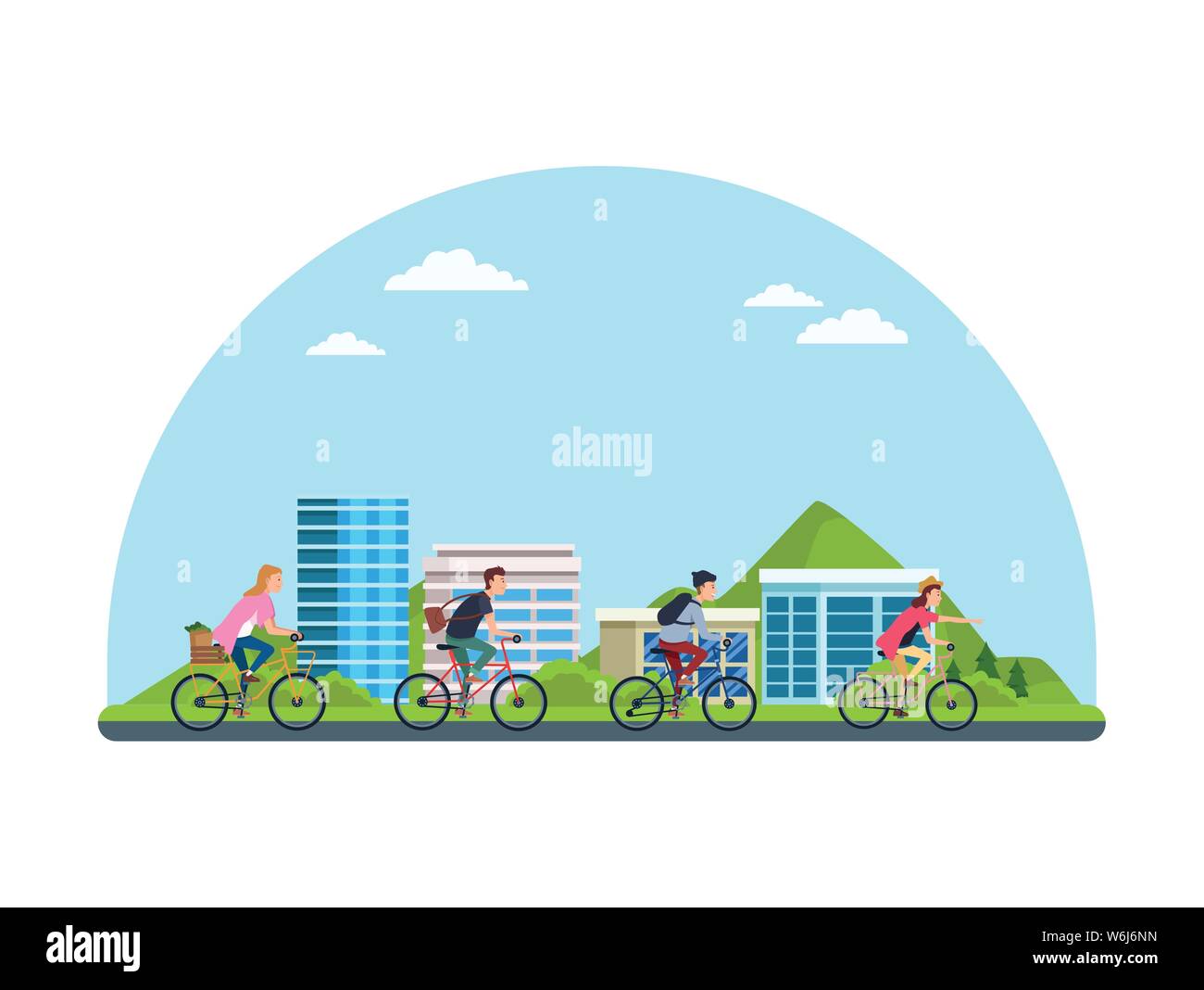 City transportation and mobility cartoons Stock Vector Image & Art - Alamy