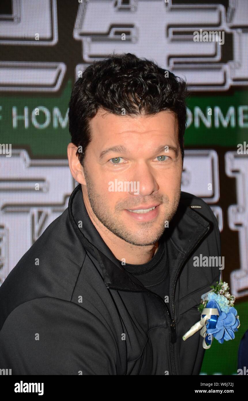 Retired German football player Michael Ballack attends a press ...