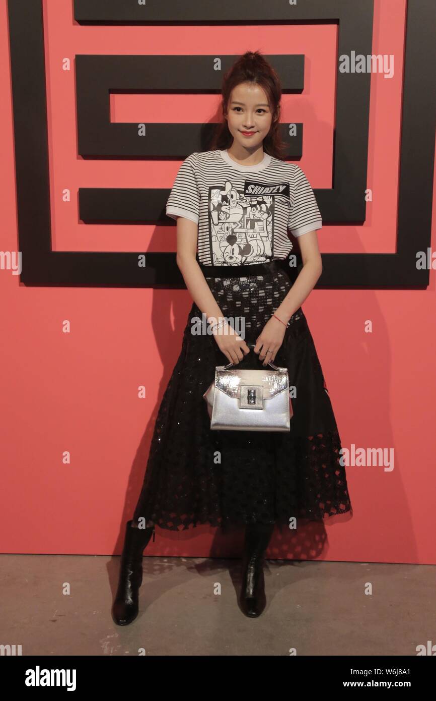 Chinese actress Sun Yi is pictured at the Shiatzy Chen show during the ...