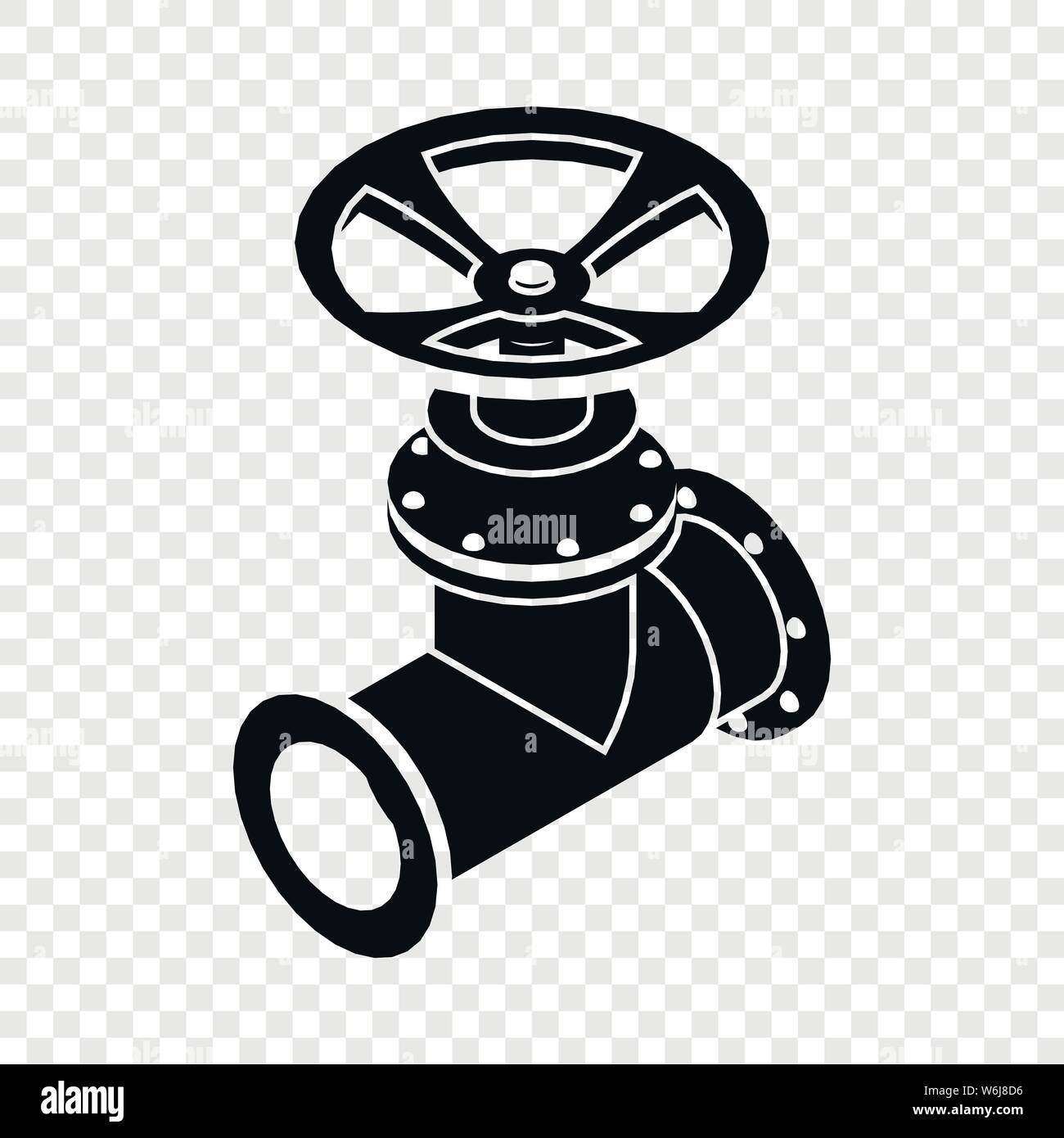 Gas pipe icon, simple black style Stock Vector Image & Art - Alamy