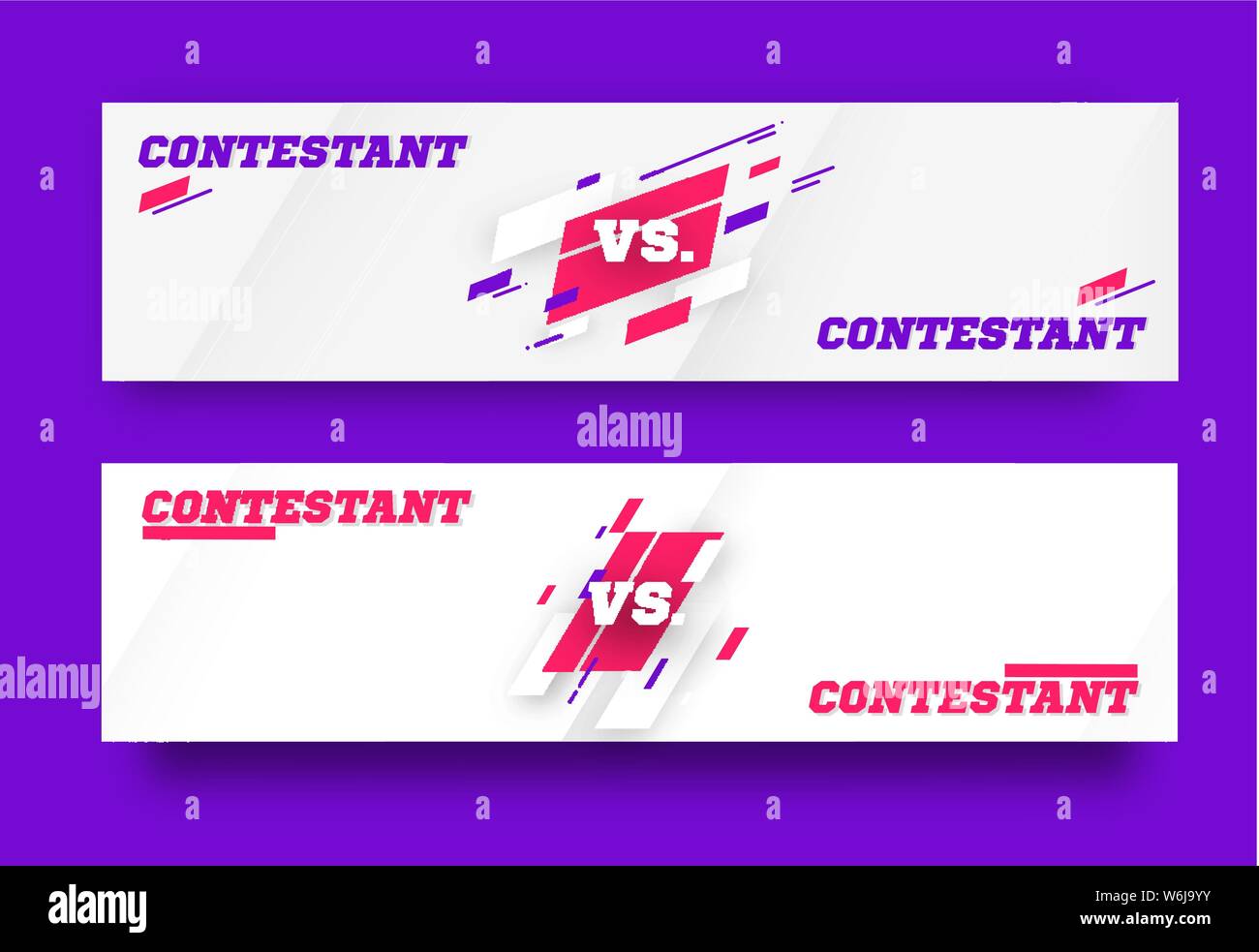 VS Logo. Versus Board of rivals, with space for text. vector ...