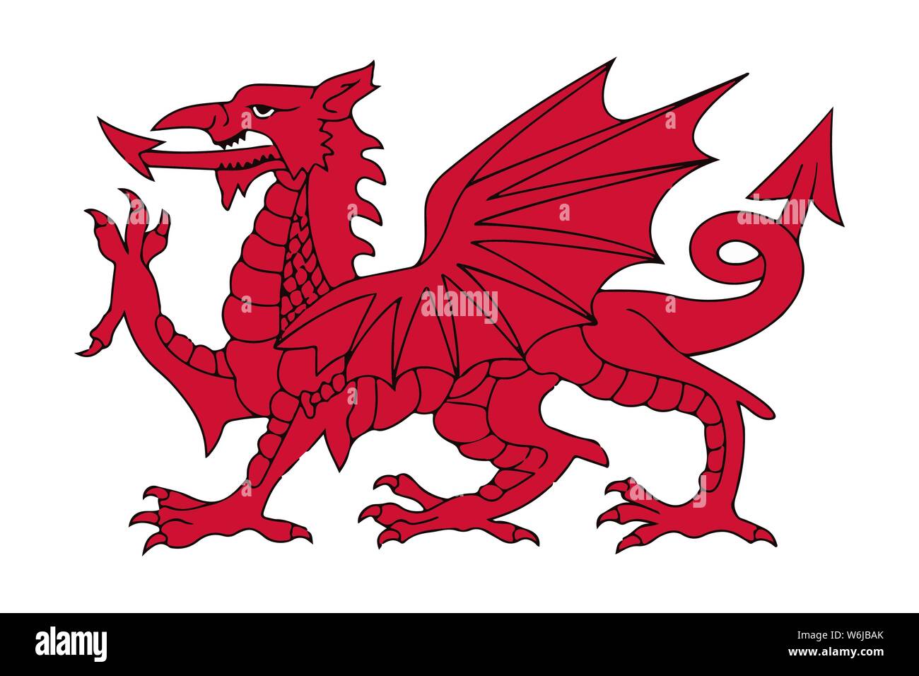 Welsh dragon cartoon hi-res stock photography and images - Alamy