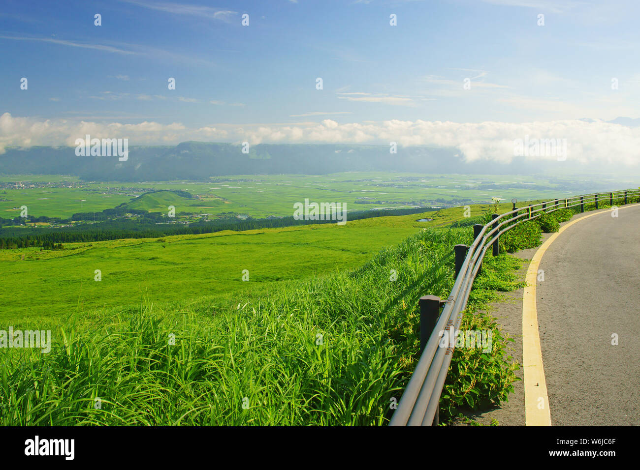 Aso panorama line hi-res stock photography and images - Alamy