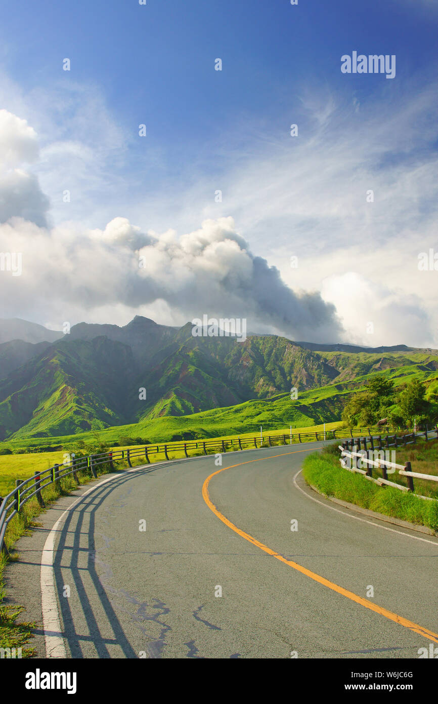 Aso Panorama line, Kumamoto Prefecture, Japan Stock Photo - Alamy