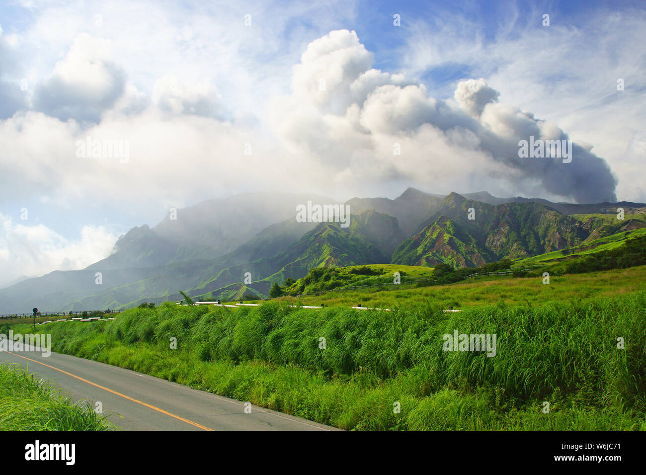 Aso Panorama line, Kumamoto Prefecture, Japan Stock Photo - Alamy