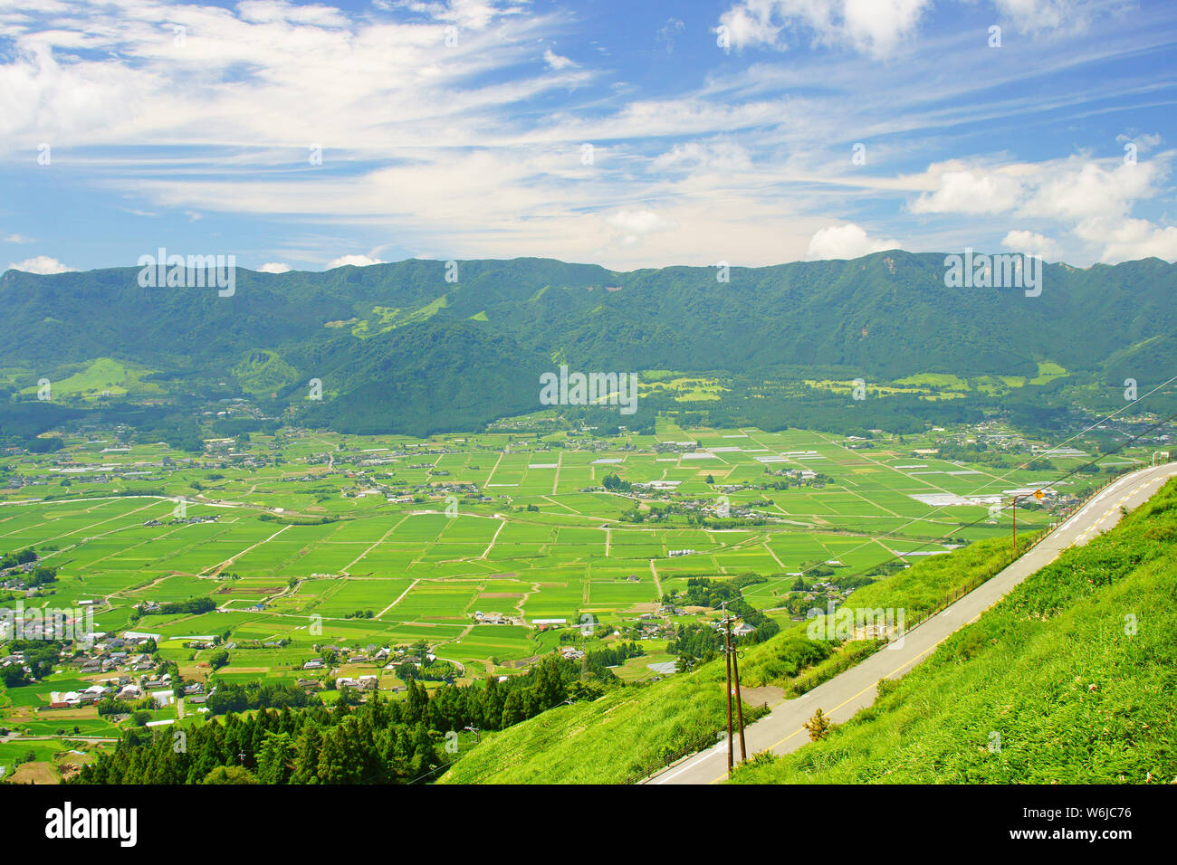 Aso Panorama line, Kumamoto Prefecture, Japan Stock Photo - Alamy