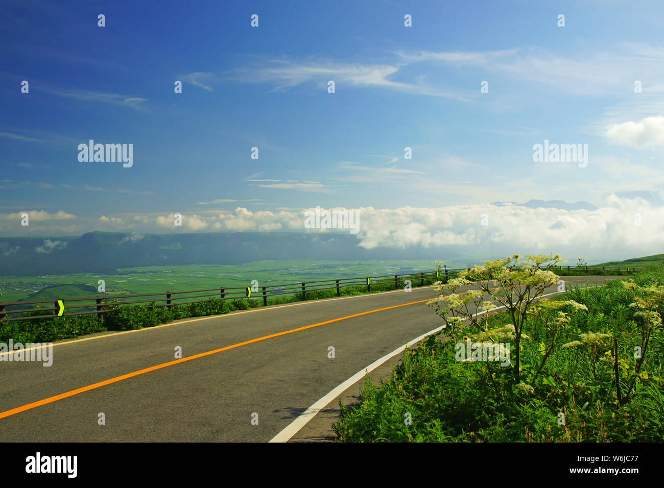 Aso Panorama line, Kumamoto Prefecture, Japan Stock Photo - Alamy