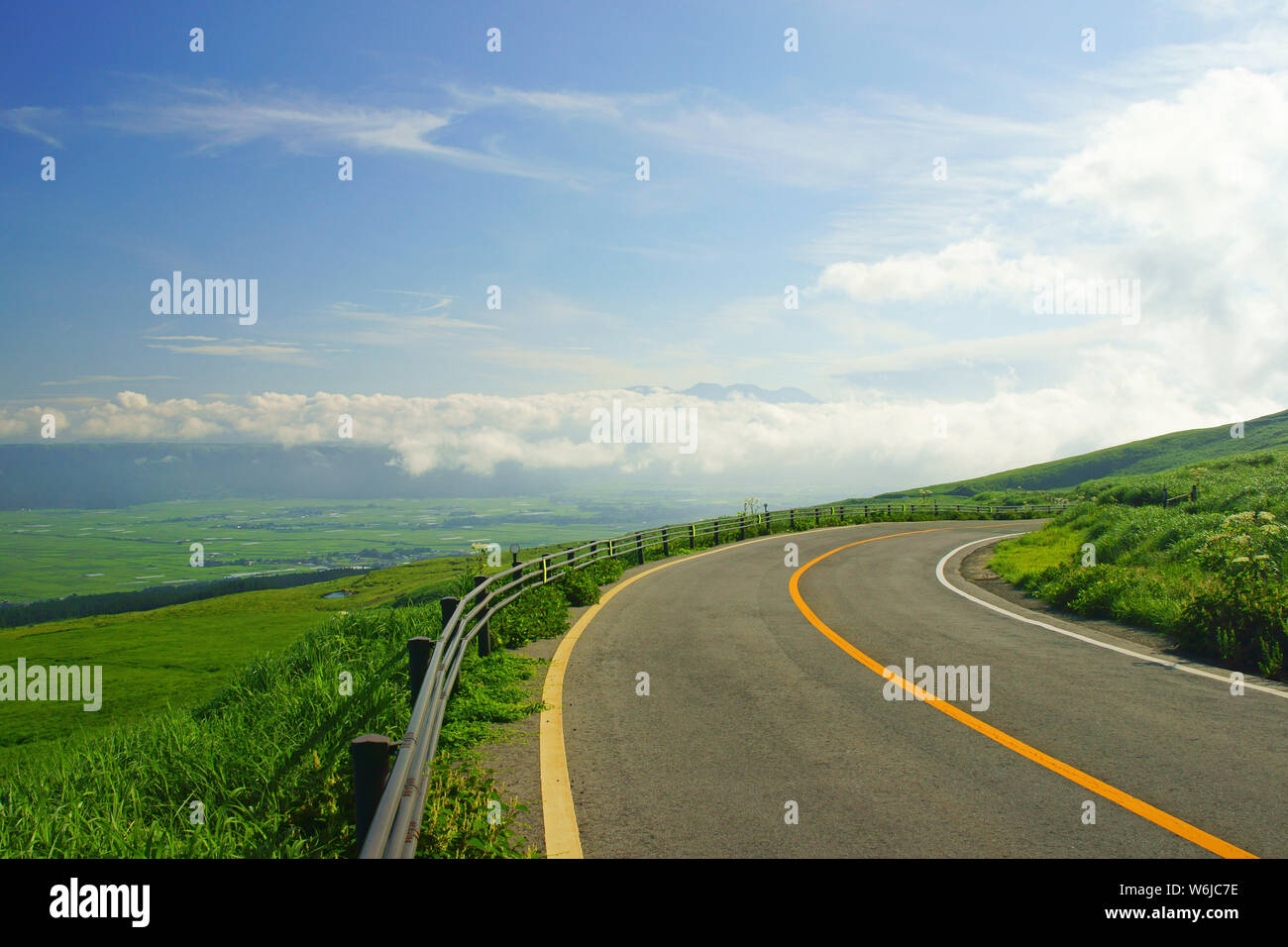 Aso panorama line hi-res stock photography and images - Alamy