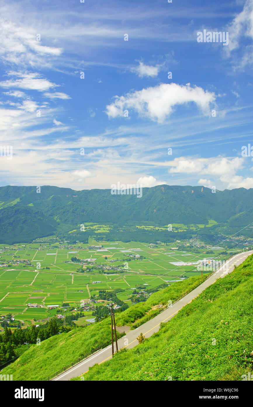 Aso Panorama line, Kumamoto Prefecture, Japan Stock Photo - Alamy